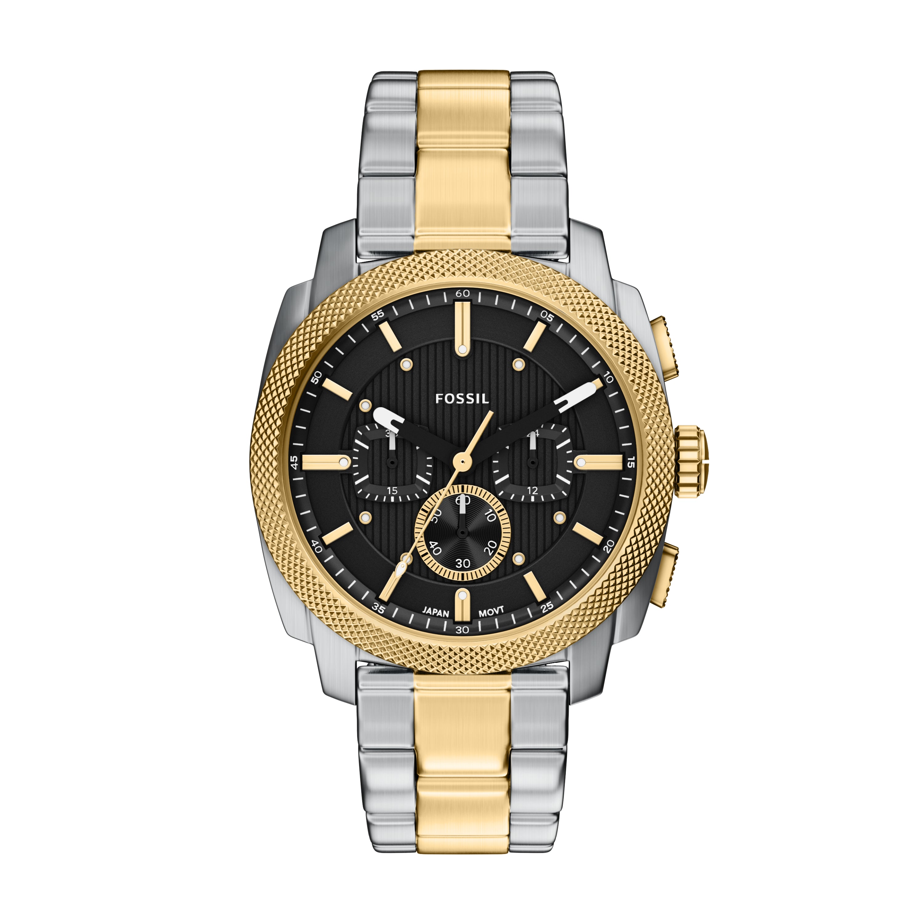 Machine Chronograph Two-Tone Stainless Steel Watch – Fossil Singapore